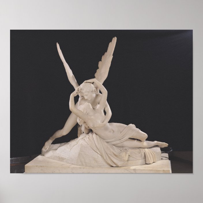 Psyche Revived by the Kiss of Cupid 1787-93 Poster | Zazzle.com