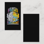 Psyched For Psychology Major Psychiatrist Student Business Card | Zazzle