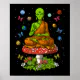 Psychedelic Alien Buddha Poster | Zazzle