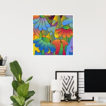 Psychedelic Daydream Poster | Zazzle