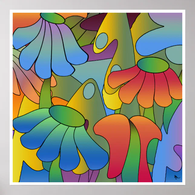 Psychedelic Daydream Poster | Zazzle