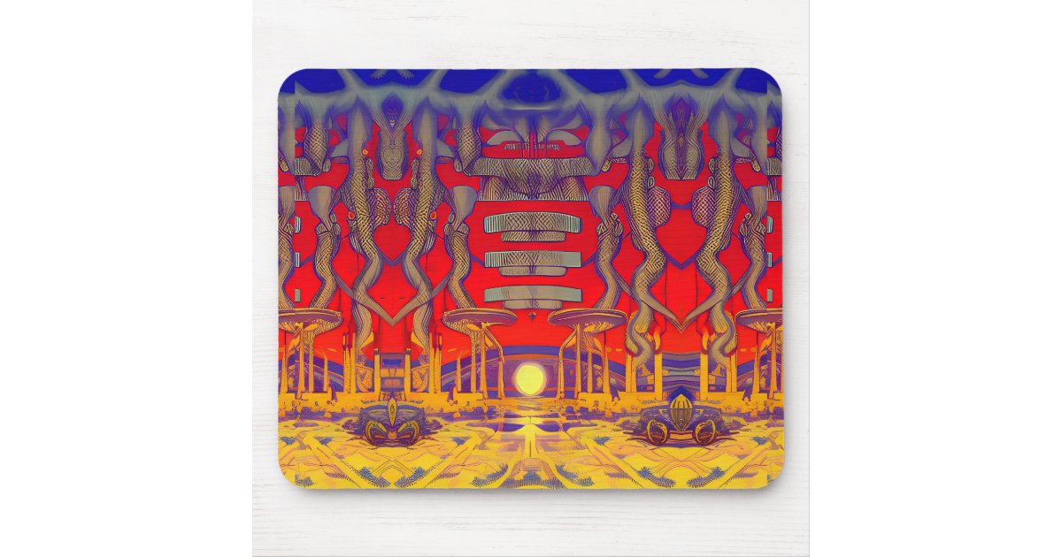 Psychedelic Dreamland Mouse Pad | Zazzle