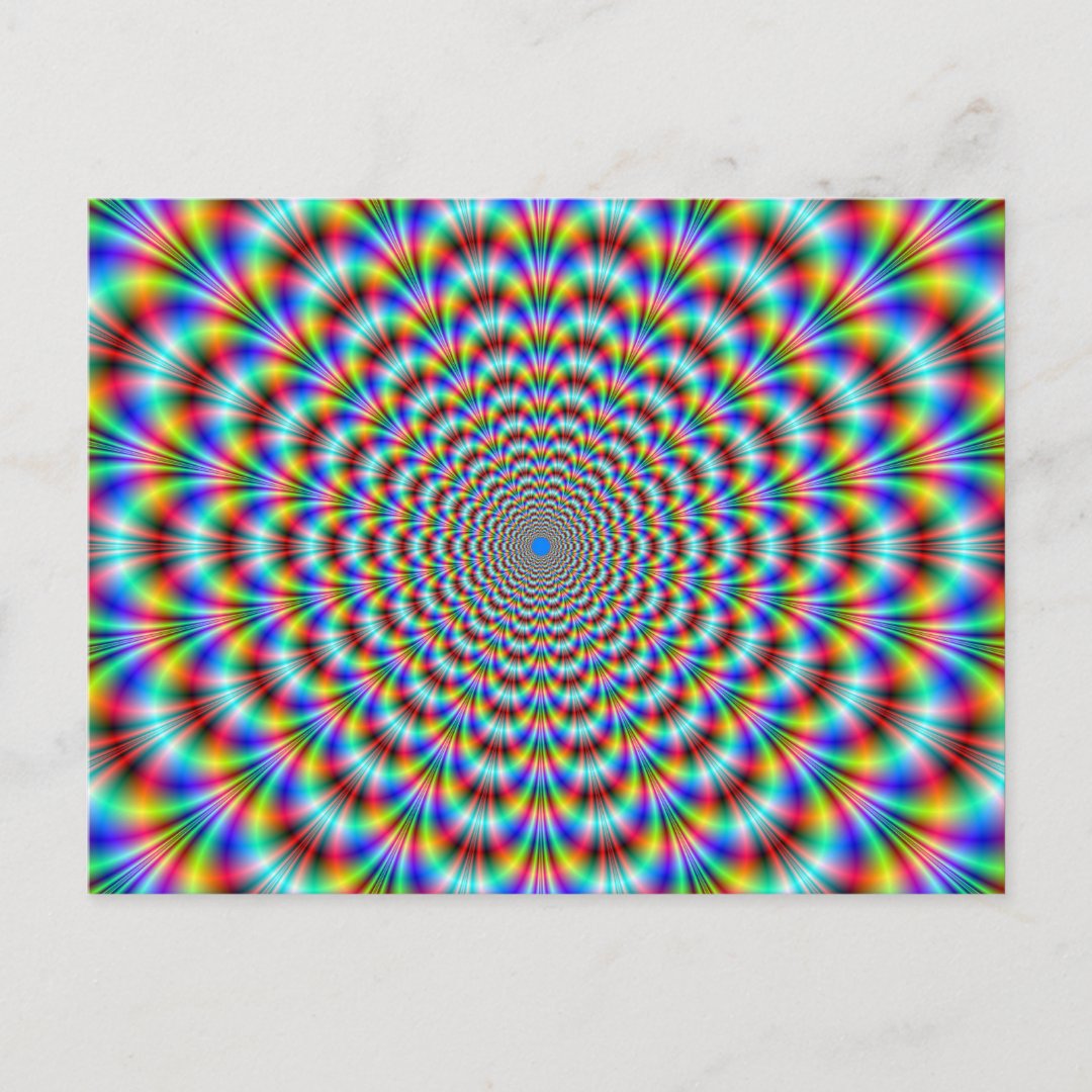 Psychedelic Eye Bender Postcard | Zazzle
