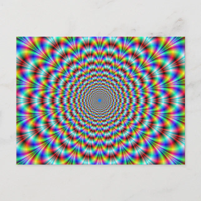 Psychedelic Eye Bender Postcard | Zazzle