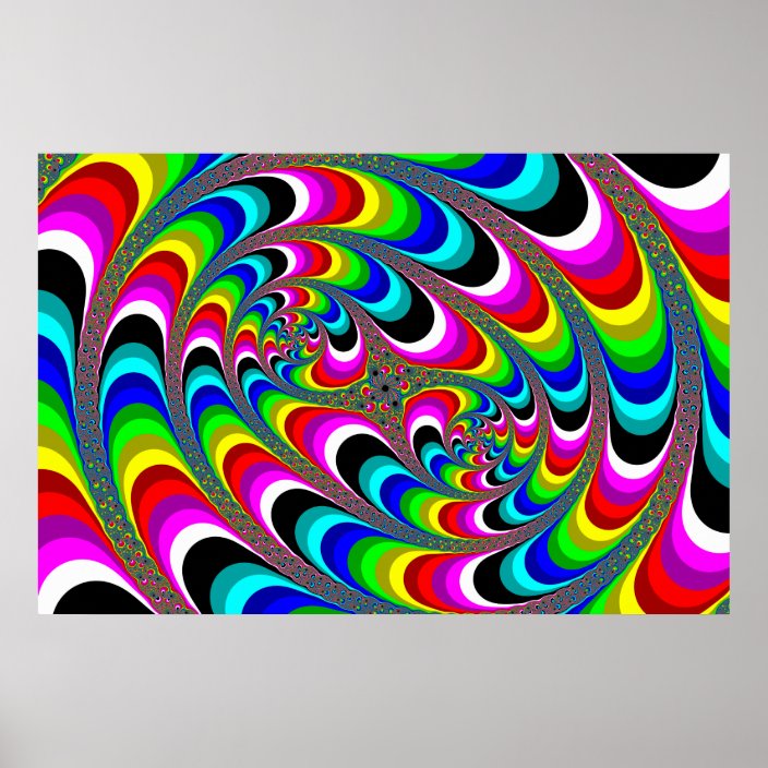 Psychedelic - Fractal Poster | Zazzle.com