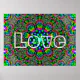 Psychedelic Love Poster | Zazzle