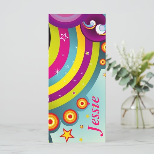 Psychedelic Personalized Bookmarks | Zazzle
