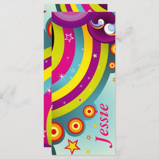 Psychedelic Personalized Bookmarks | Zazzle