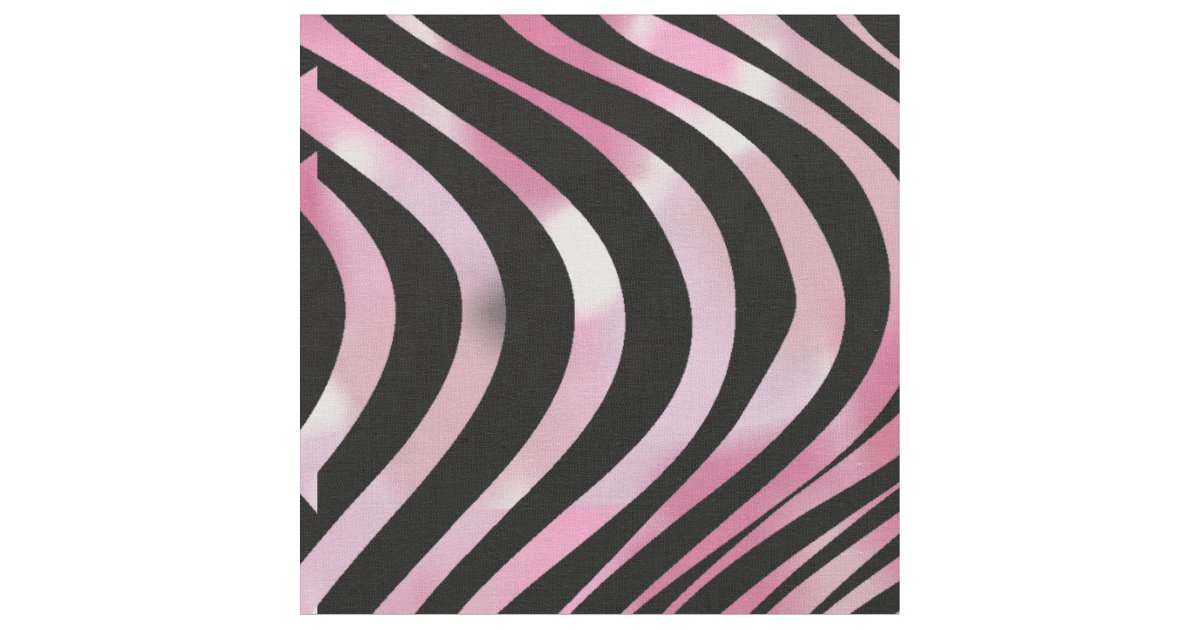 Psychedelic Shimmer Swirls Pattern Fabric | Zazzle