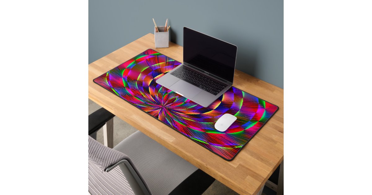 Psychedelic Spider....... Desk Mat | Zazzle