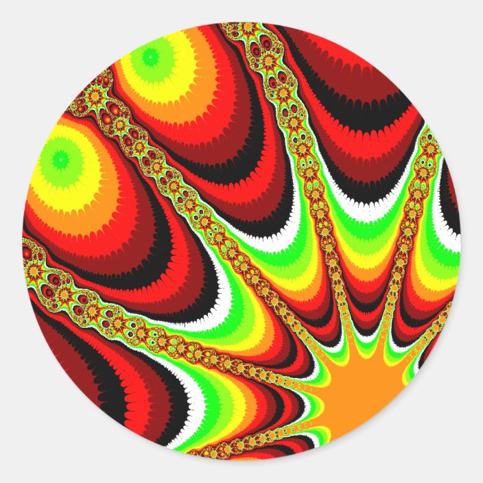 psychedelic sticker | Zazzle.com