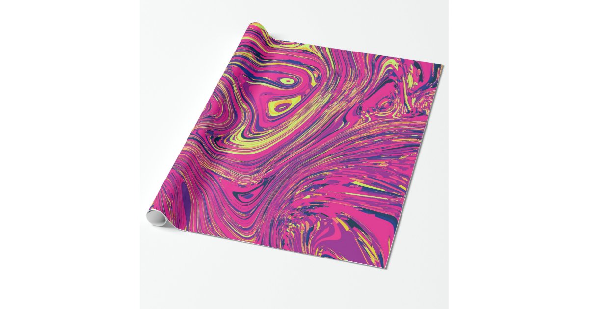 Psychedelic Wrapping Paper | Zazzle