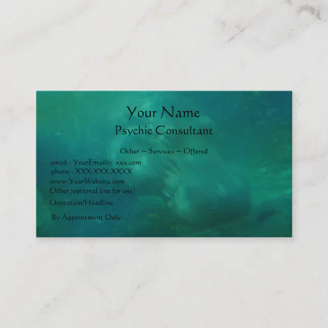 Psychic Consultant - business card template | Zazzle