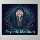 Psychic Medium Poster Premium Canvas (Gloss) | Zazzle