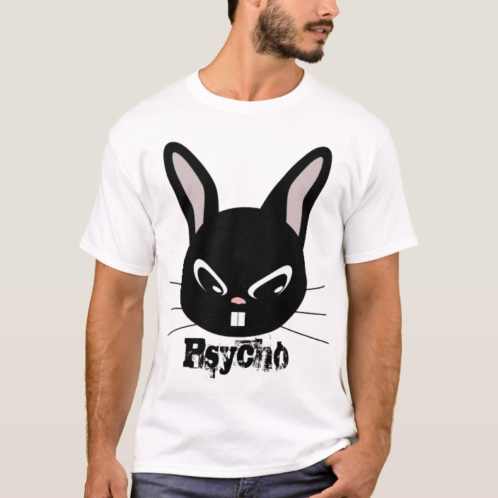 Psycho Rabbit T-Shirt | Zazzle.com