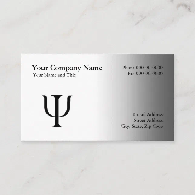 Psychologist Appointment Business Card | Zazzle