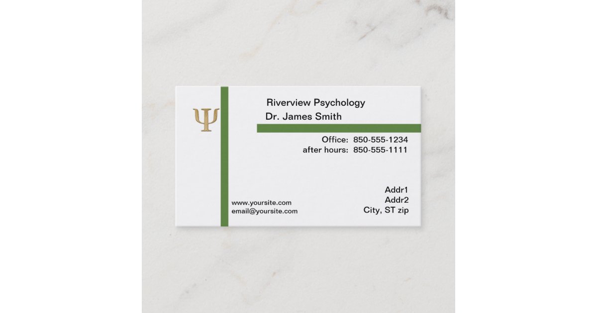 Psychologist Business Card | Zazzle