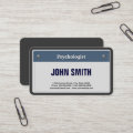 Psychologist Cool Car License Plate Business Card | Zazzle