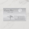Psychologist - Moon and Solitude Tree Business Card | Zazzle