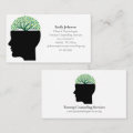 Psychologist Therapy Tree Mindfulness Counselor Business Card | Zazzle