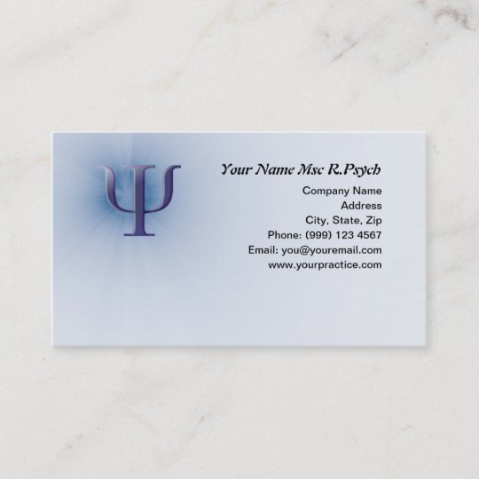 Psychology Business Card | Zazzle.com