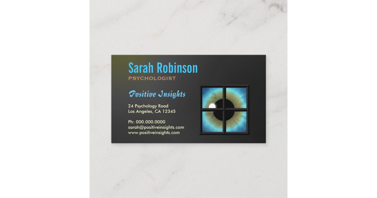 Psychology Business Card | Zazzle.com