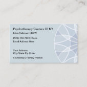 Psychotherapist Counseling Business Card Design | Zazzle
