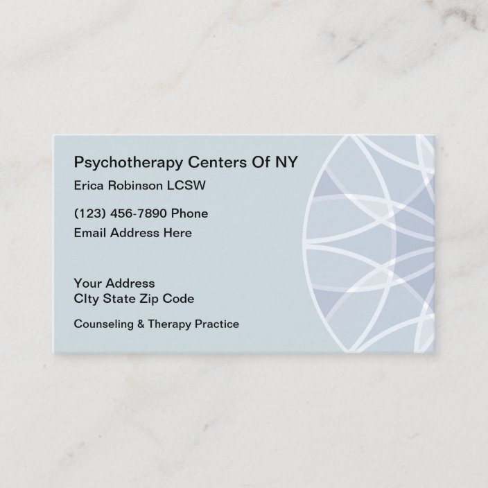 Psychotherapist Counseling Business Card Design | Zazzle.com
