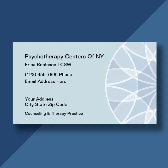 Psychotherapist Counseling Business Card Design | Zazzle