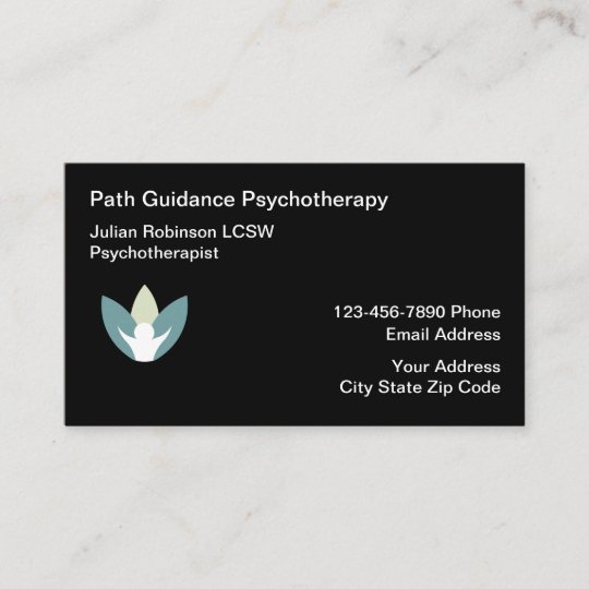 Psychotherapist Mental Health Counseling Business Card | Zazzle.com