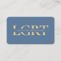 Psychotherapist Mental Health Therapist Blue Mode Business Card | Zazzle
