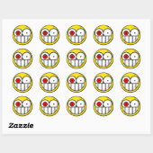 Psychotic Sticker | Zazzle