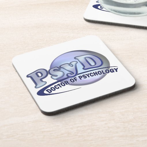 PsyD Doctor of Psychology LOGO Beverage Coaster | Zazzle