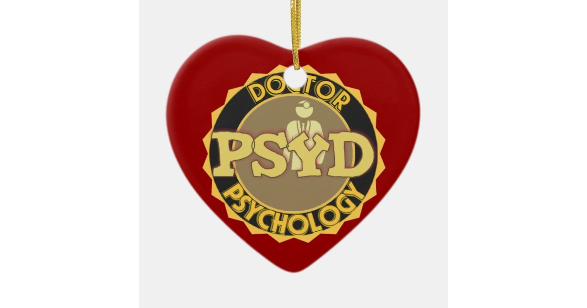 PsyD LOGO DOCTOR OF PSYCHOLOGY PSYCHOLOGIST Ceramic Ornament | Zazzle