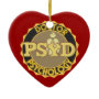 PsyD LOGO DOCTOR OF PSYCHOLOGY PSYCHOLOGIST Ceramic Ornament | Zazzle
