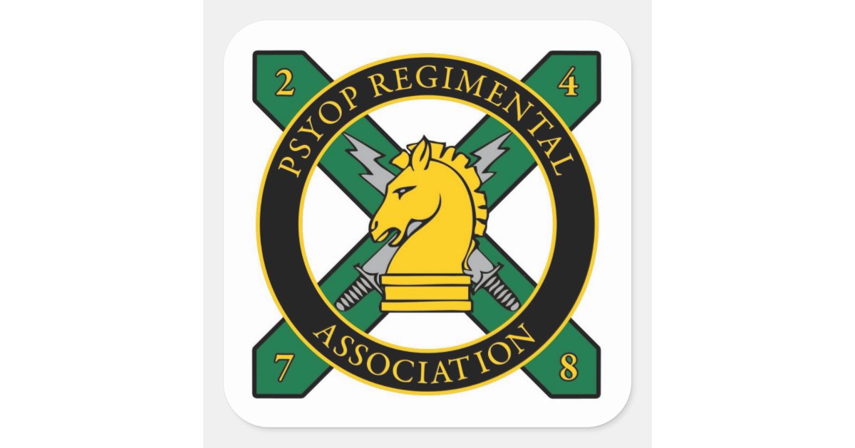 PSYOP Regimental Association Sticker | Zazzle