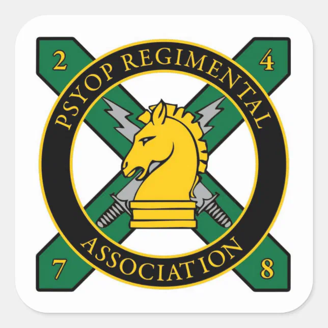 PSYOP Regimental Association Sticker | Zazzle
