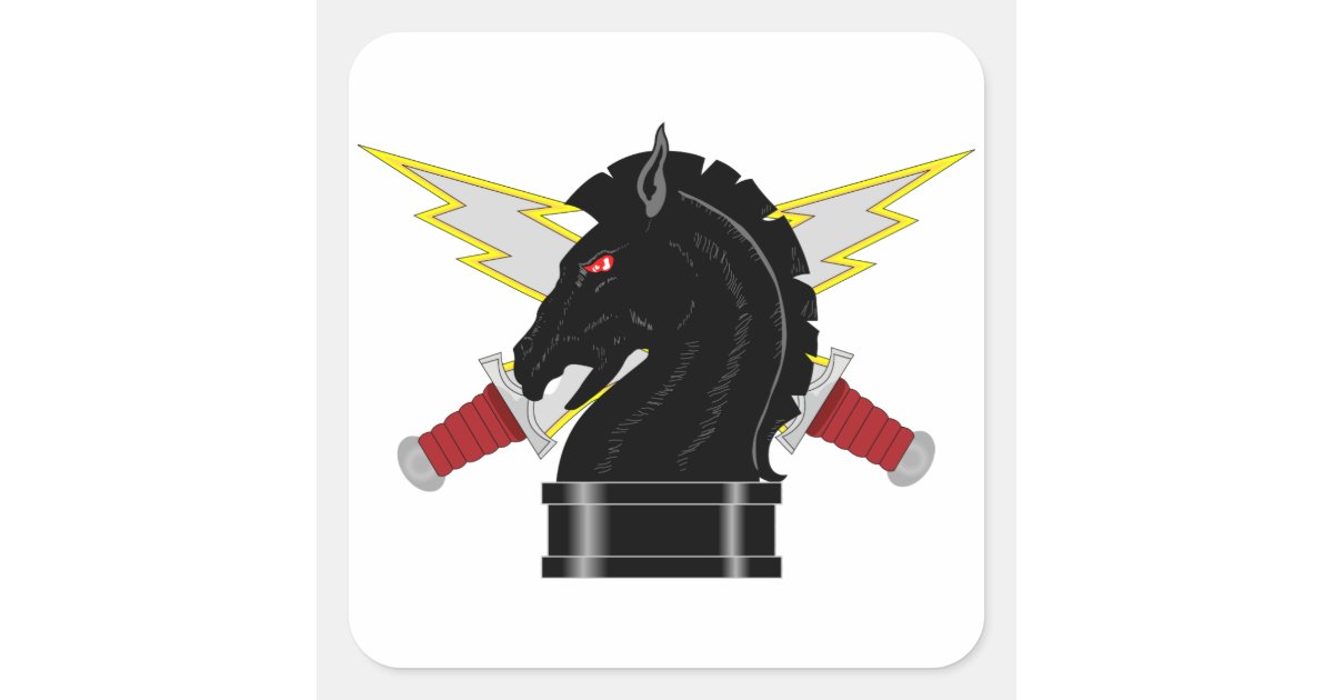 Psyops Branch Square Sticker | Zazzle