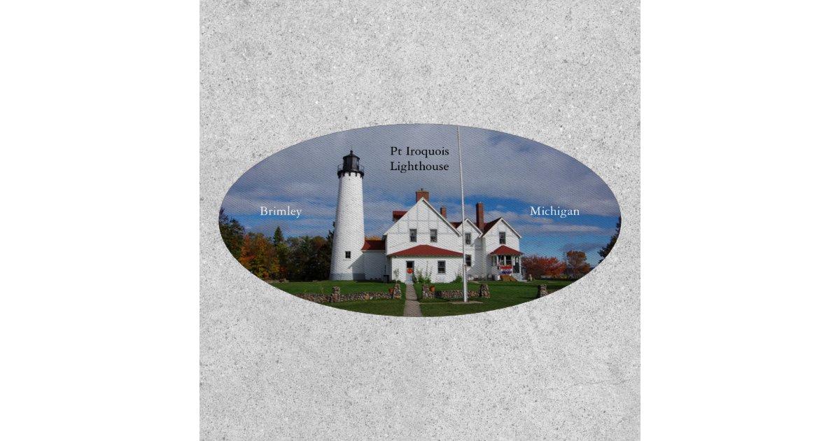 Pt Iroquois Lighthouse patch | Zazzle