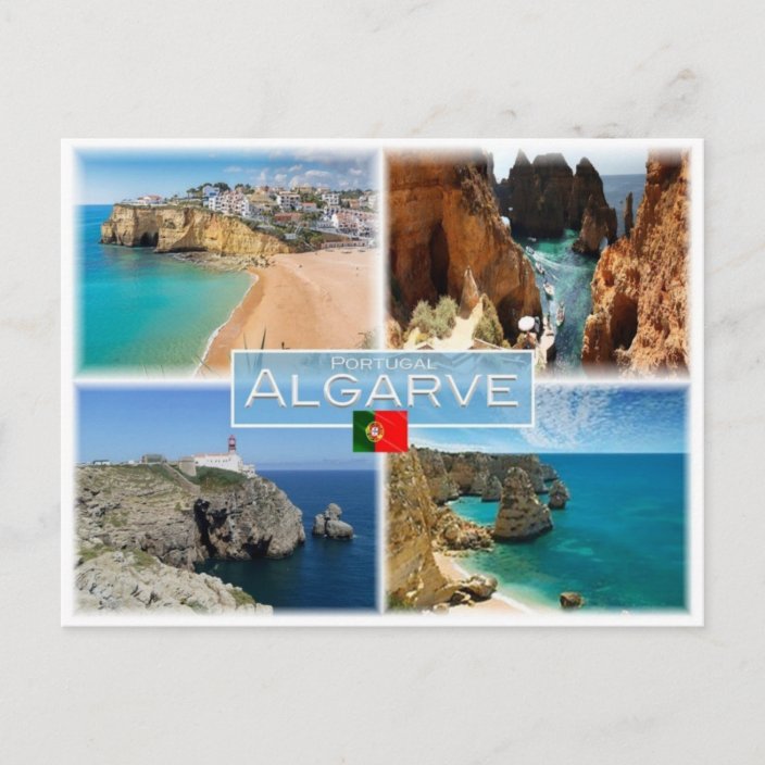 PT Portugal - Algarve - Postcard | Zazzle.com