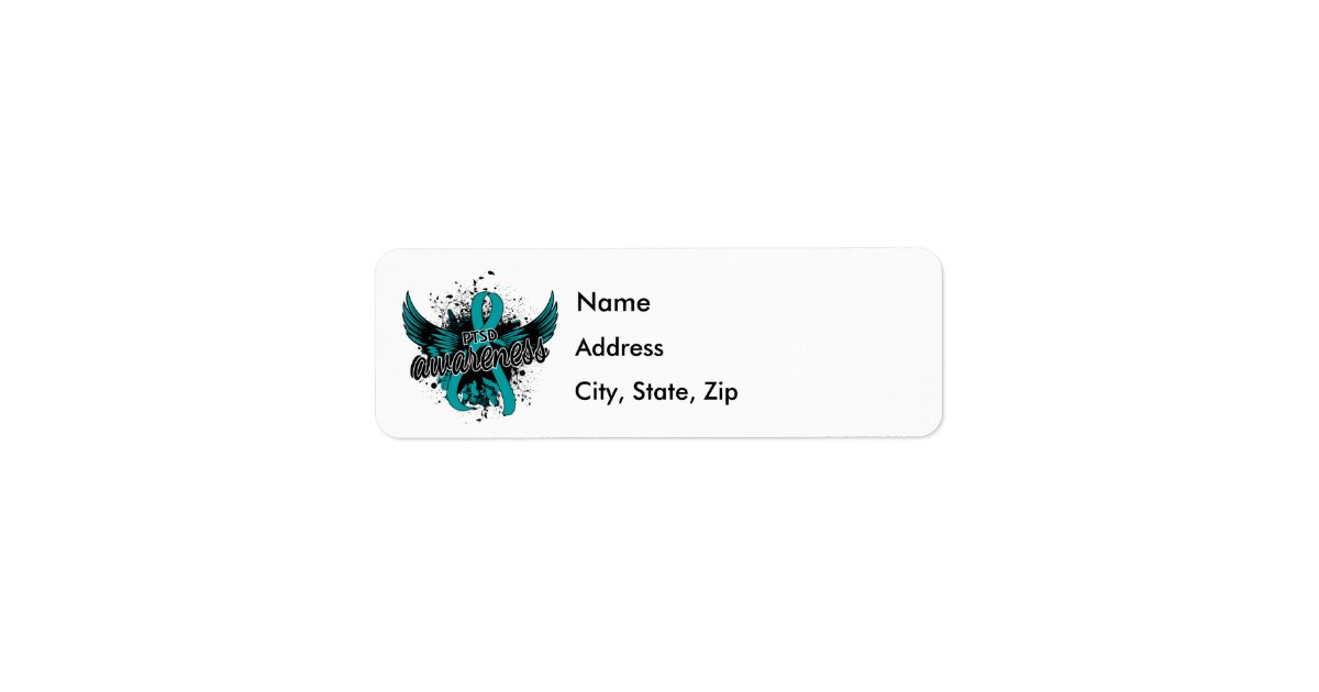 PTSD Awareness 16 Label | Zazzle