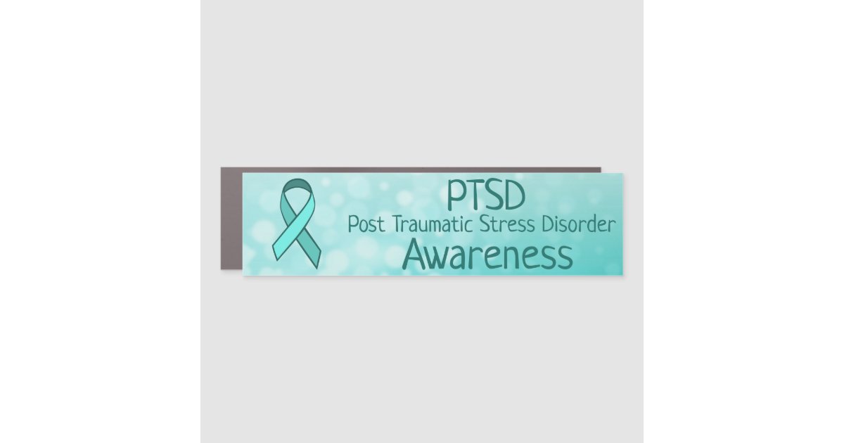PTSD Awareness Ribbon Car Magnet | Zazzle
