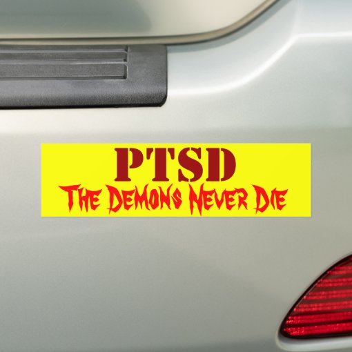 PTSD BUMPER STICKER | Zazzle