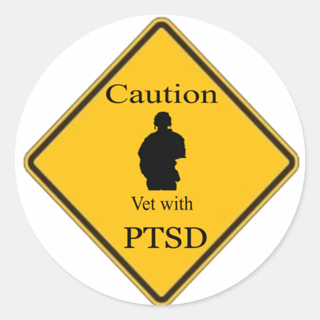 PTSD Stickers | Zazzle