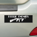 Public Enemies Machine Gun Bumper Sticker | Zazzle