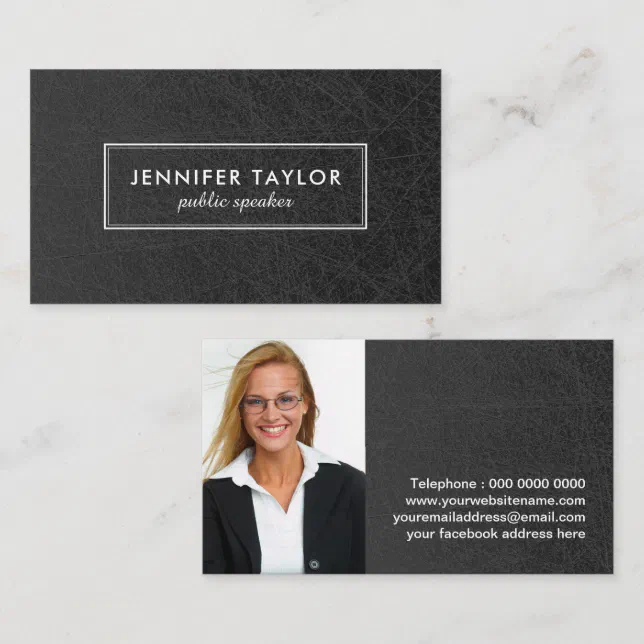 Public Speaker Business Card Template | Zazzle