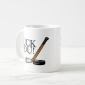 Puck You Hockey Stick and Puck Coffee Mug | Zazzle