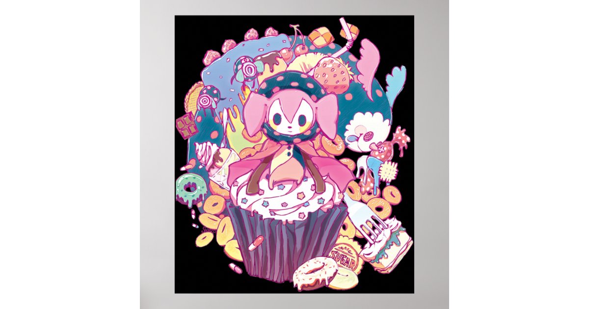 Puella Magi Magica Madoka - Charlotte and Friend Poster | Zazzle