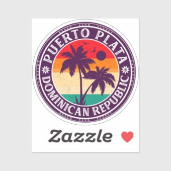 Puerto Plata Dominican republic Sticker | Zazzle