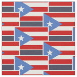 Puerto Rico Flag Fabric | Zazzle